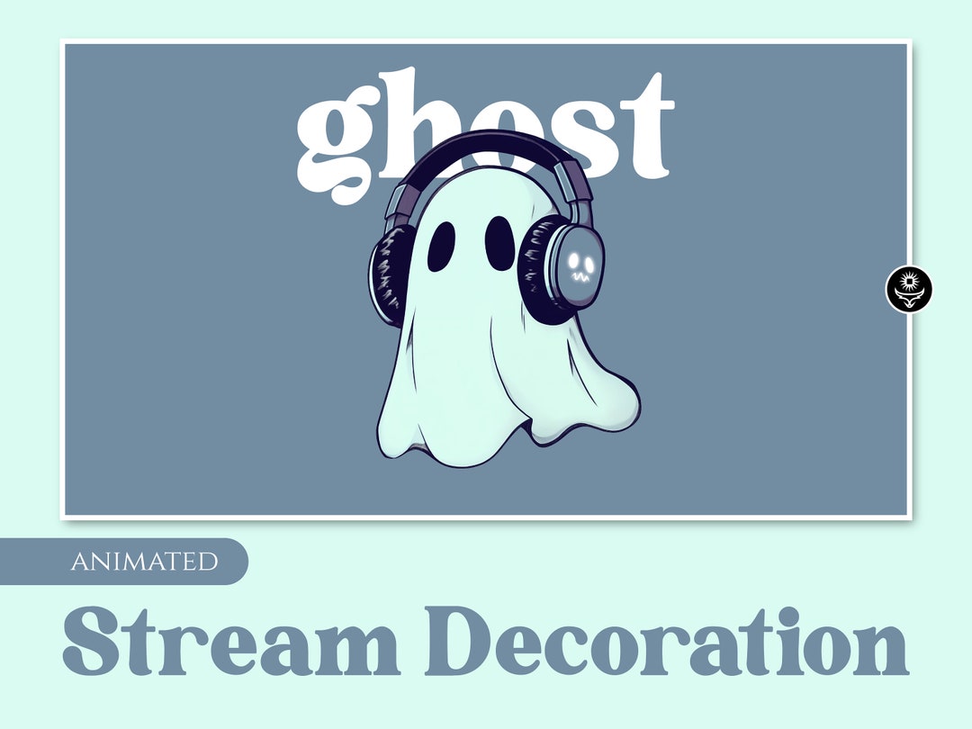 Animated Stream Decoration, Stream Companion, Chill, Ghost. Horror ...
