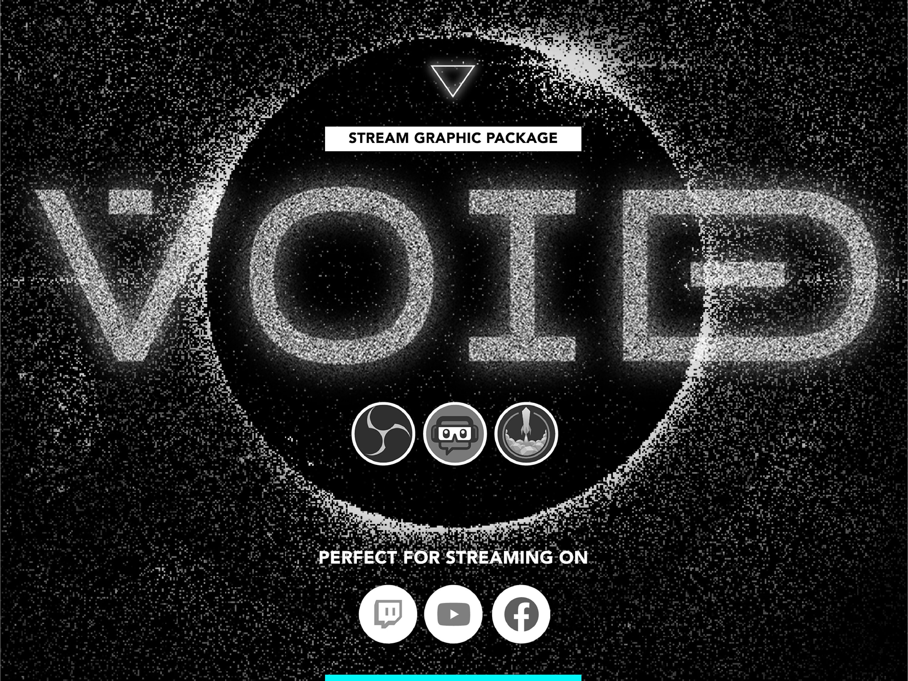 Animated Void Stream Overlay Package. Customizable Black | Etsy UK
