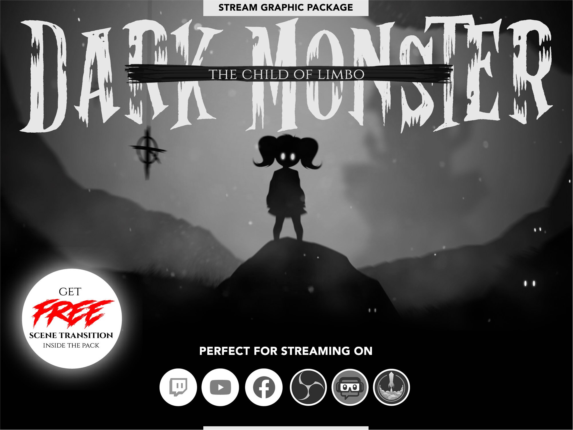 Dark Monster the Child of Limbo Full Animated Horror Stream - Etsy