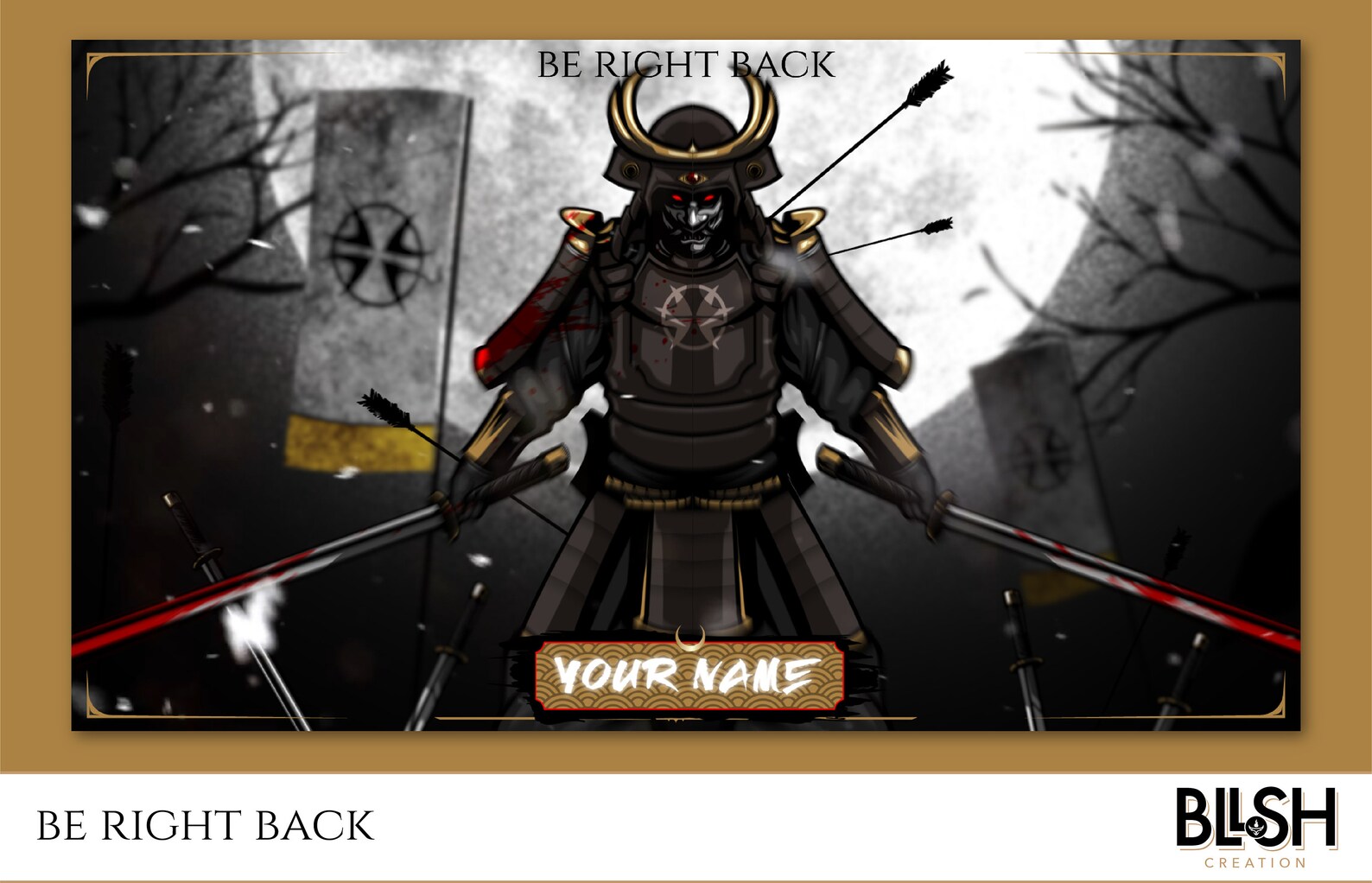 Animated Twitch Screen. Starting Soon, Be Right Back, Stream Ending ...