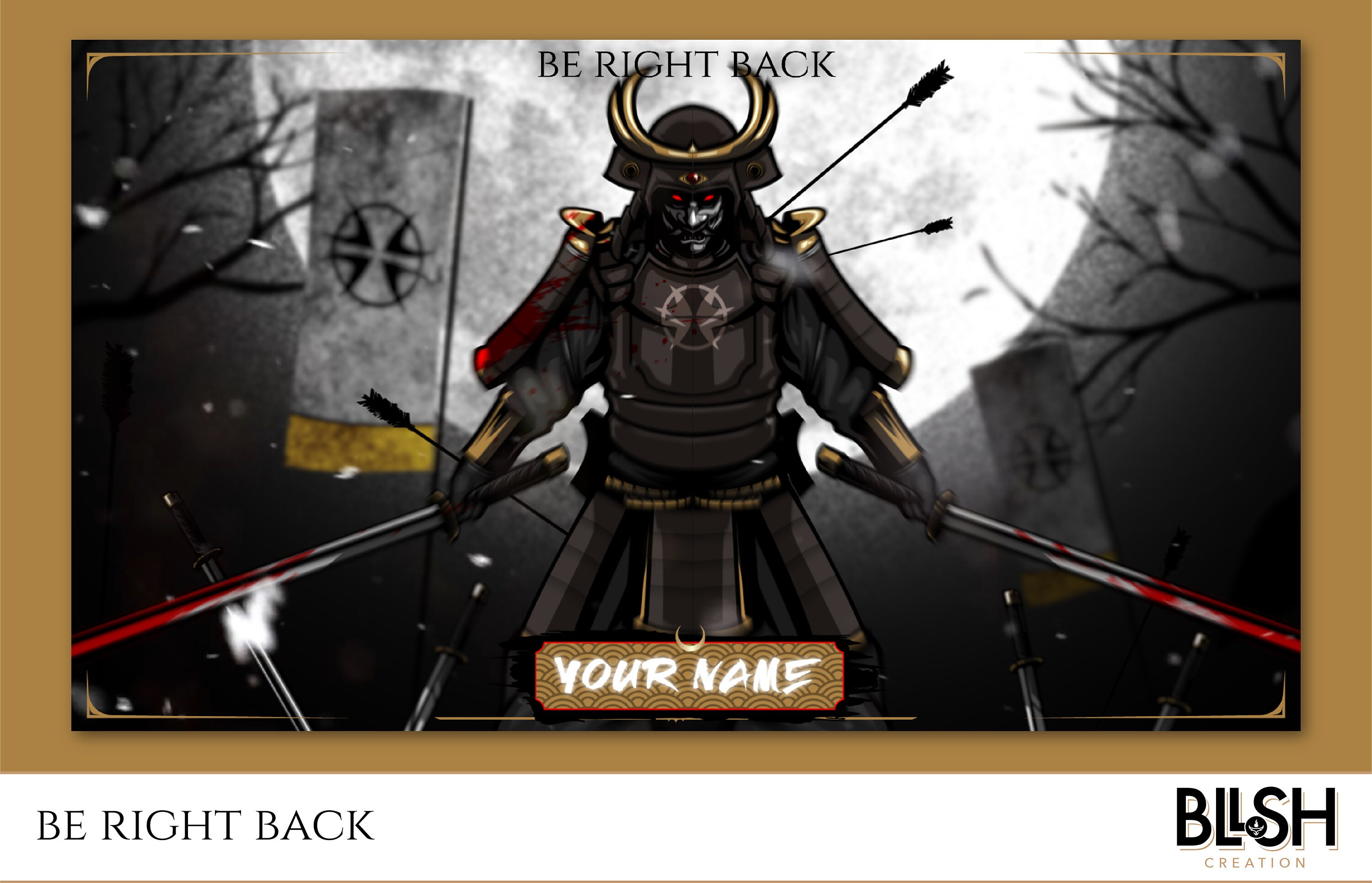 Animated Twitch Screen. Starting Soon, Be Right Back, Stream Ending ...
