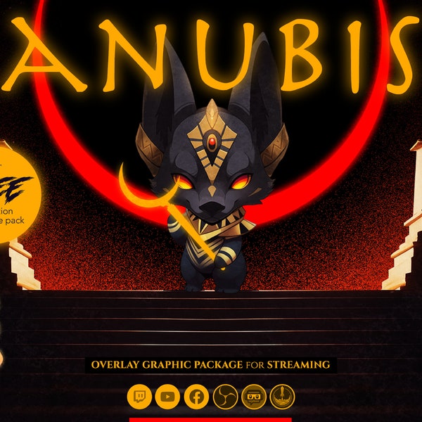 Egyptian Overlay Twitch - Etsy