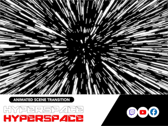Hyperspace Warp Speed Animated Scene Transition for Streaming - Etsy