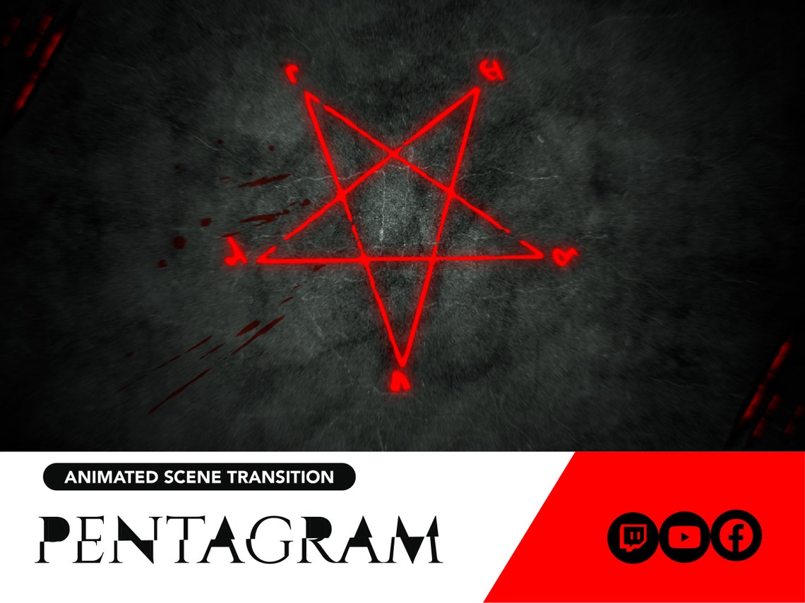 Pentagram Animated Scene Transition for Streaming on Twitch - Etsy