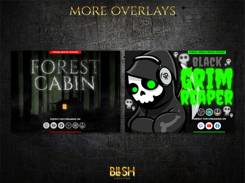 Animated Twitch Overlay the Eye of Sun God Package. Twitch, Facebook ...