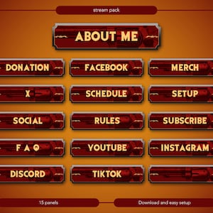 Animated Stream Overlay Package, Bounty Hunter, Wild West. Twitch ...