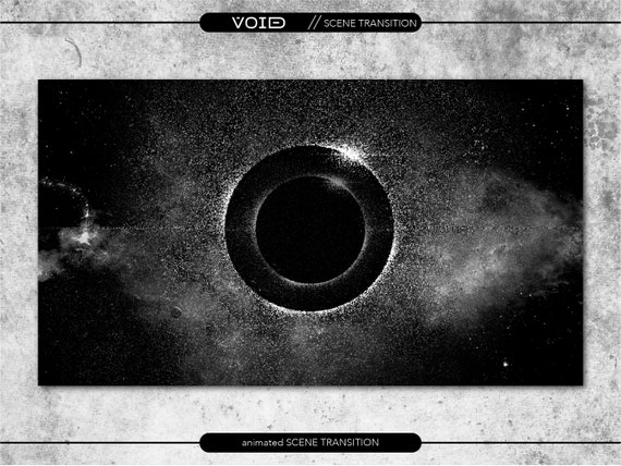 Black Hole Void Overlay Scene Transition - Etsy