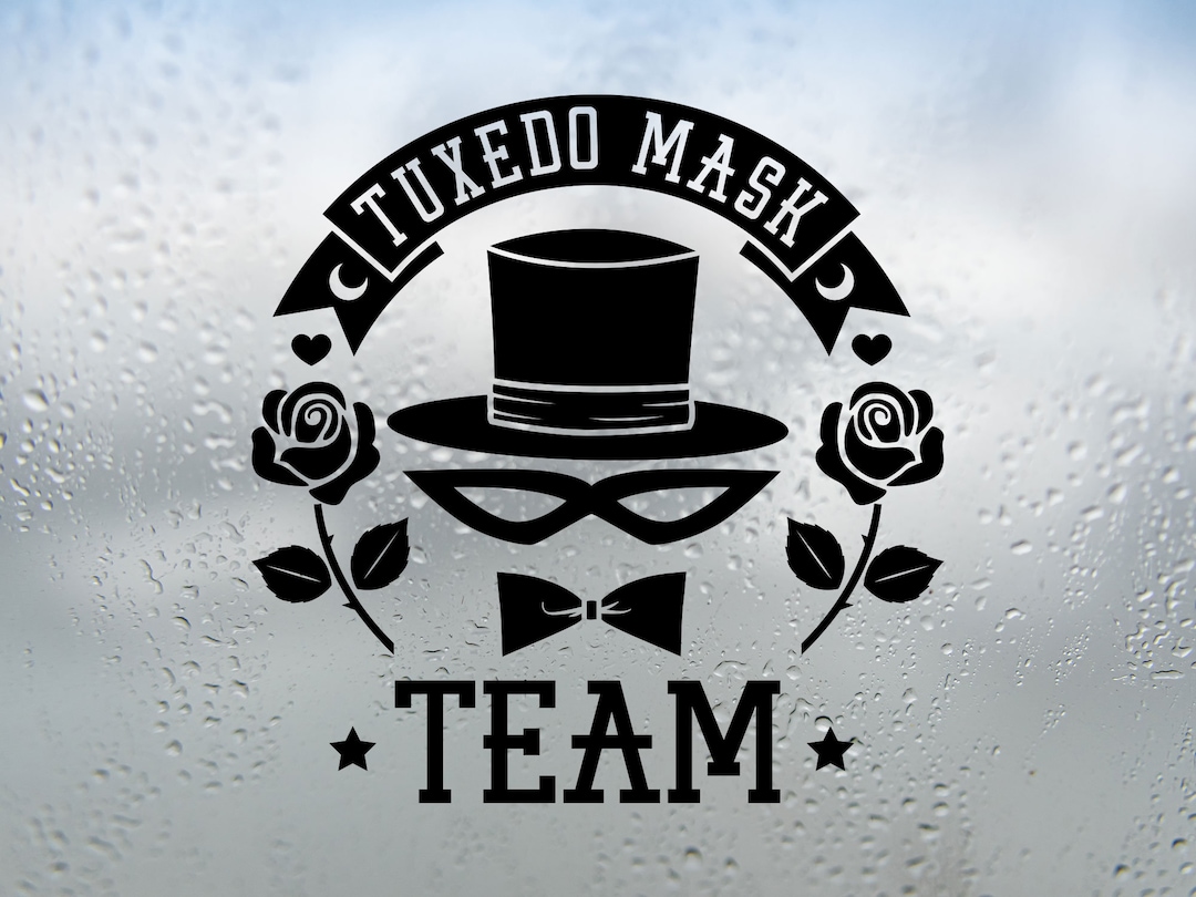 Vinyl Decal Team Tuxedo Mask Sticker - Etsy