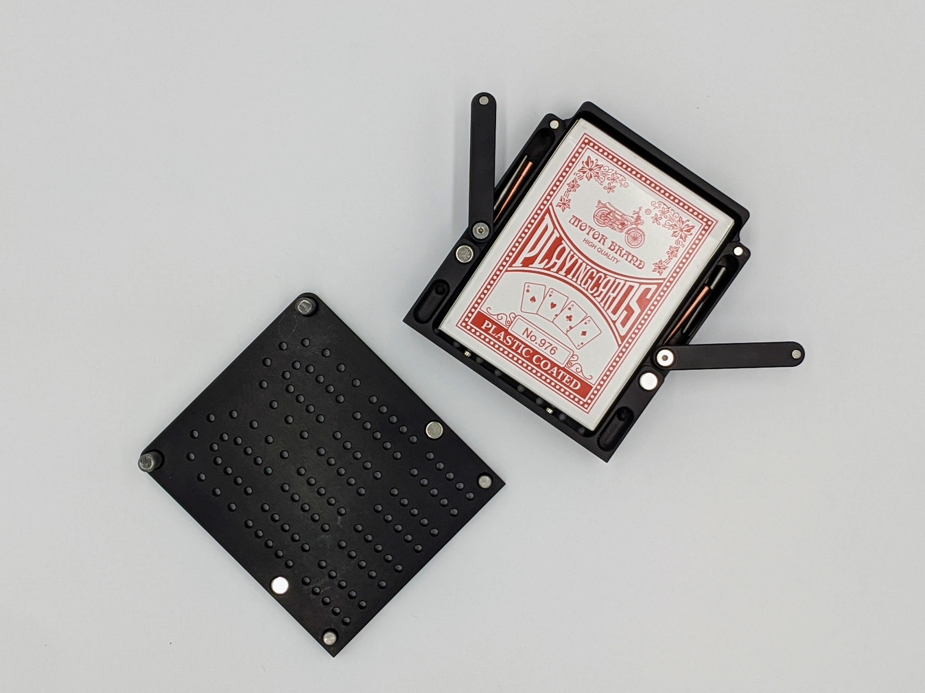 Black Cribbage Board Two-player Continuous Track Collapsible - Etsy