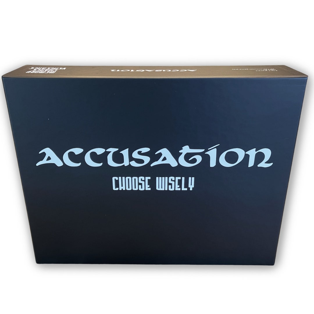 ACCUSATION - Fun Family Board Game With Nostalgic and Classic Game Play ...