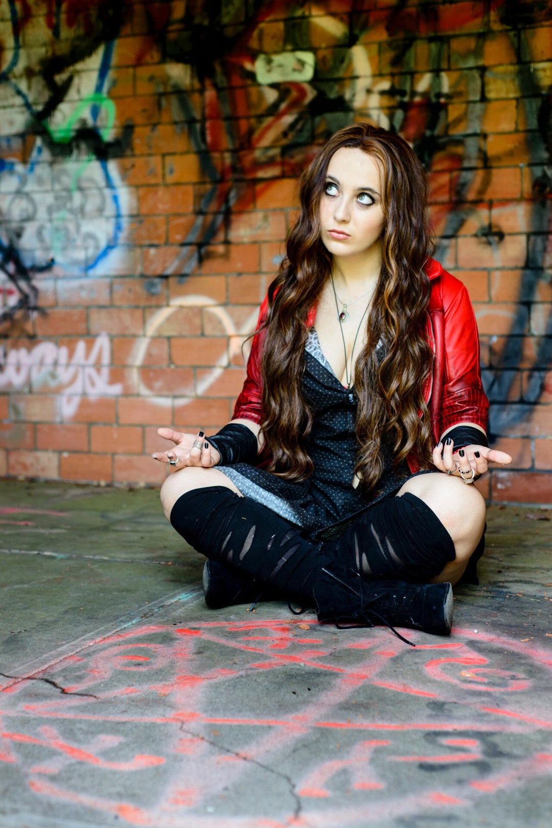 Scarlet Witch Wanda Maximoff Age of Ultron Avengers Costume Cosplay ...