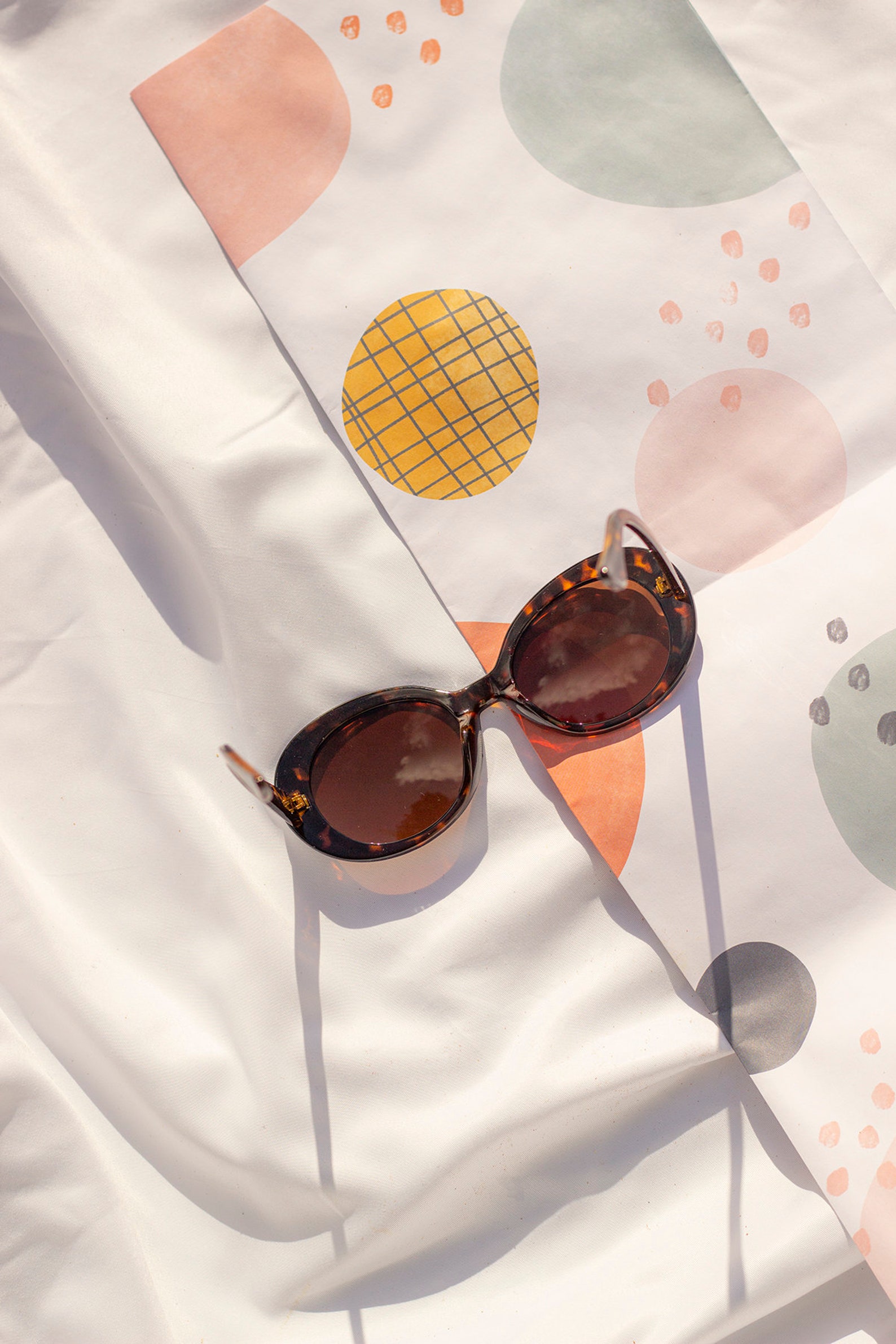 Tortoise Shell Rounded Oval Retro Style Sunglasses - Etsy