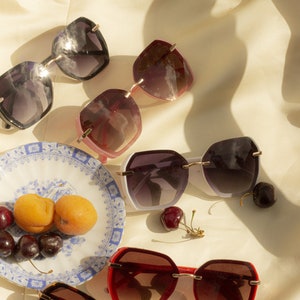 Tortoise Shell Hexagonal Front Lens Sunglasses - Etsy