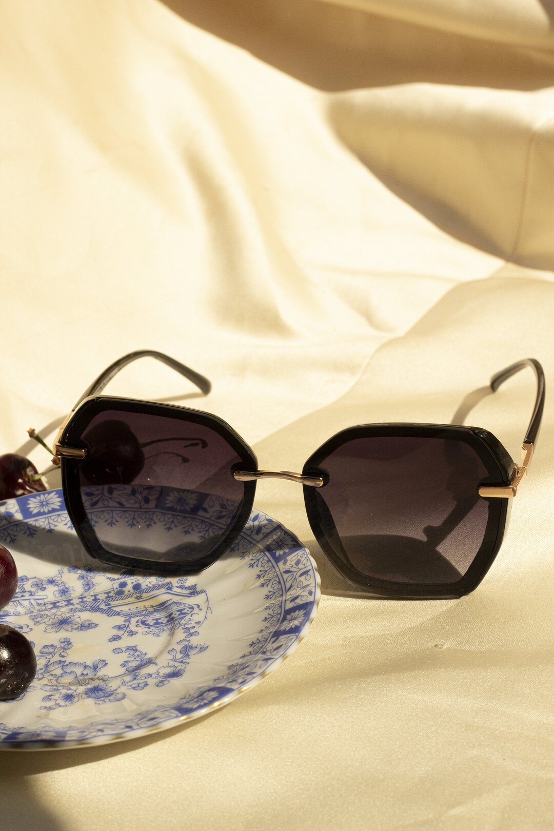 Hexagonal Front Lens Sunglasses - Etsy