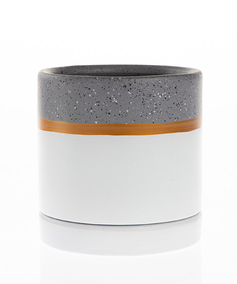 Chrissy Ceramic Pot With Saucer Ceramic Pot CR6360GR OR - Etsy