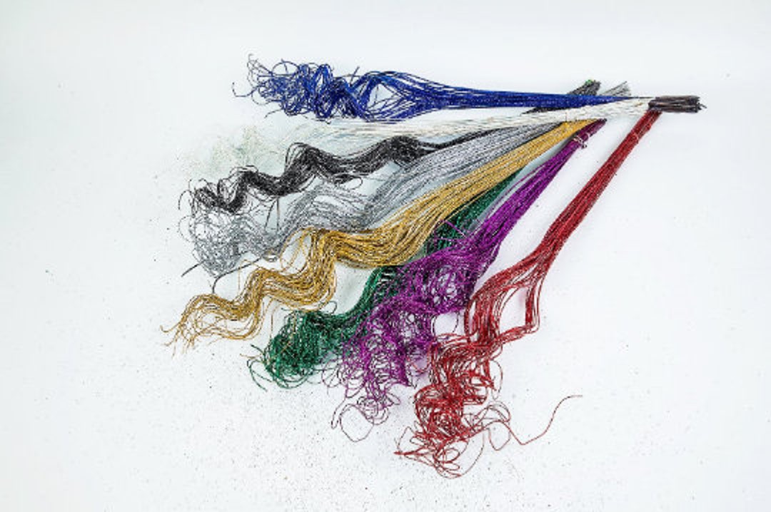 Ting Ting Branches Floral Decor Sparkle Glittered Curly (24" - 28") (25 ...