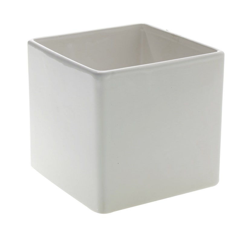 Ceramic Urban Square Vase Cube Vase 3.25 OR - Etsy