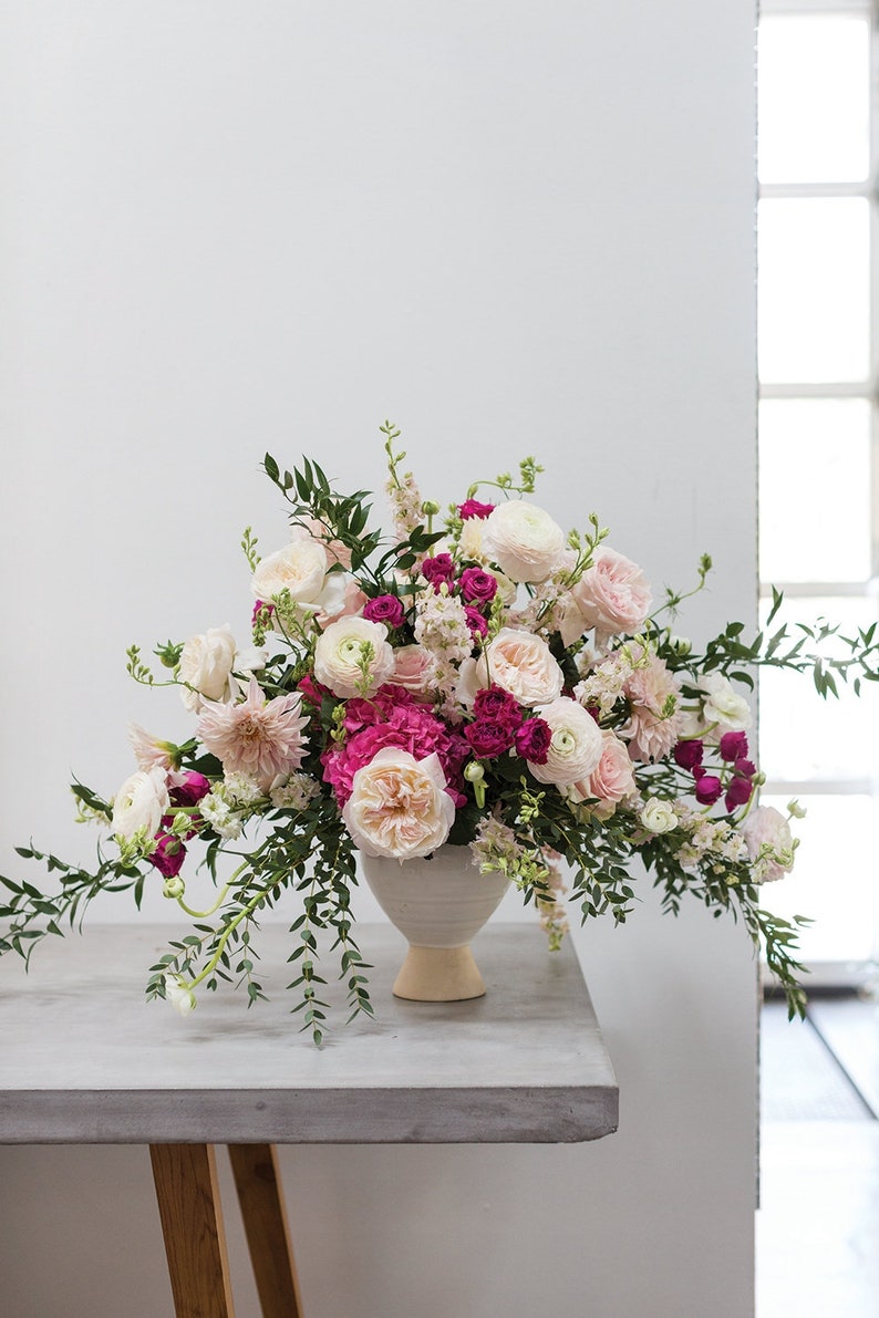 Magnolia Ceramic Vase Ceramic Vase 5.5x7 OR - Etsy