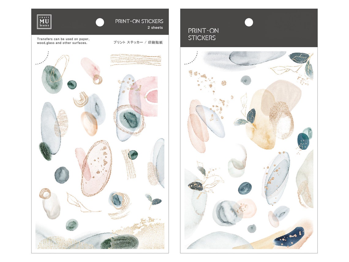 MU Print-on Stickers 180 Calm | Etsy