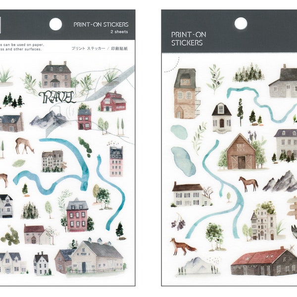 Goodnotes Map Stickers - Etsy