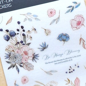MU Print-on Stickers Be Always Blooming - Etsy