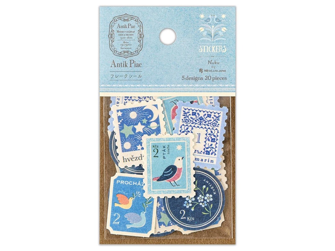 Antik Piac Postage Style Sticker Flakes Chelle - Etsy