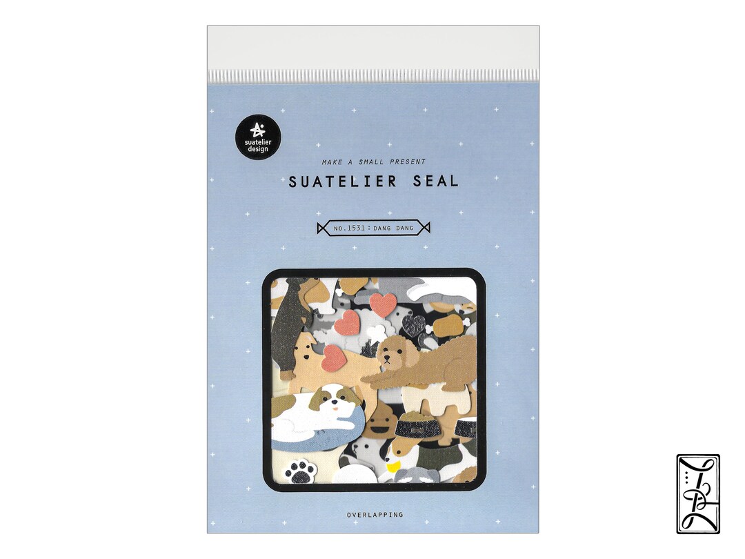 Suatelier Overlapping Stickers Many Dogs - Etsy