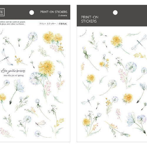 MU Print-on Stickers 180 Calm | Etsy