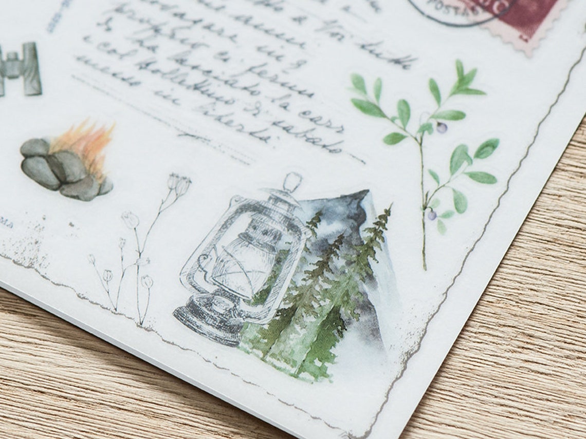 MU | Print-on Stickers 189 - Letters From Nature - Etsy