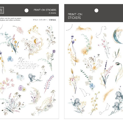 MU Print-on Stickers 180 Calm - Etsy