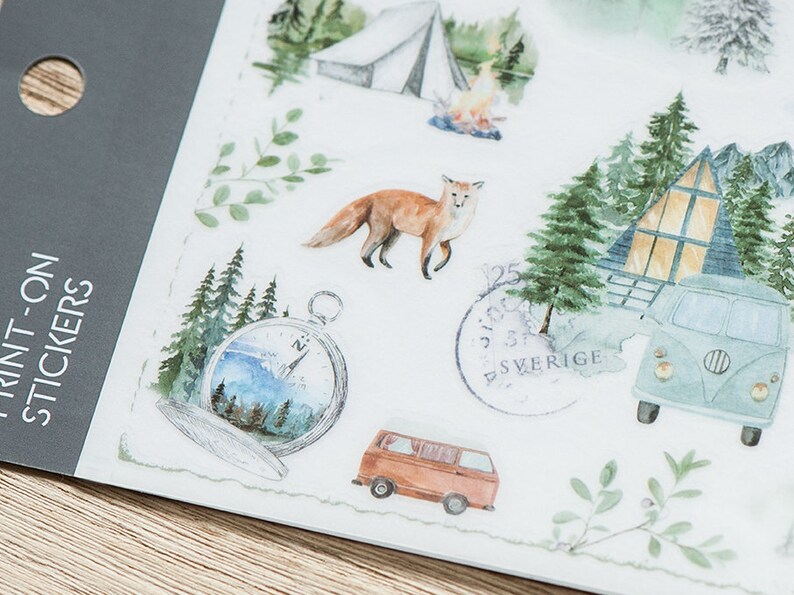 MU Print-on Stickers 189 Letters From Nature - Etsy