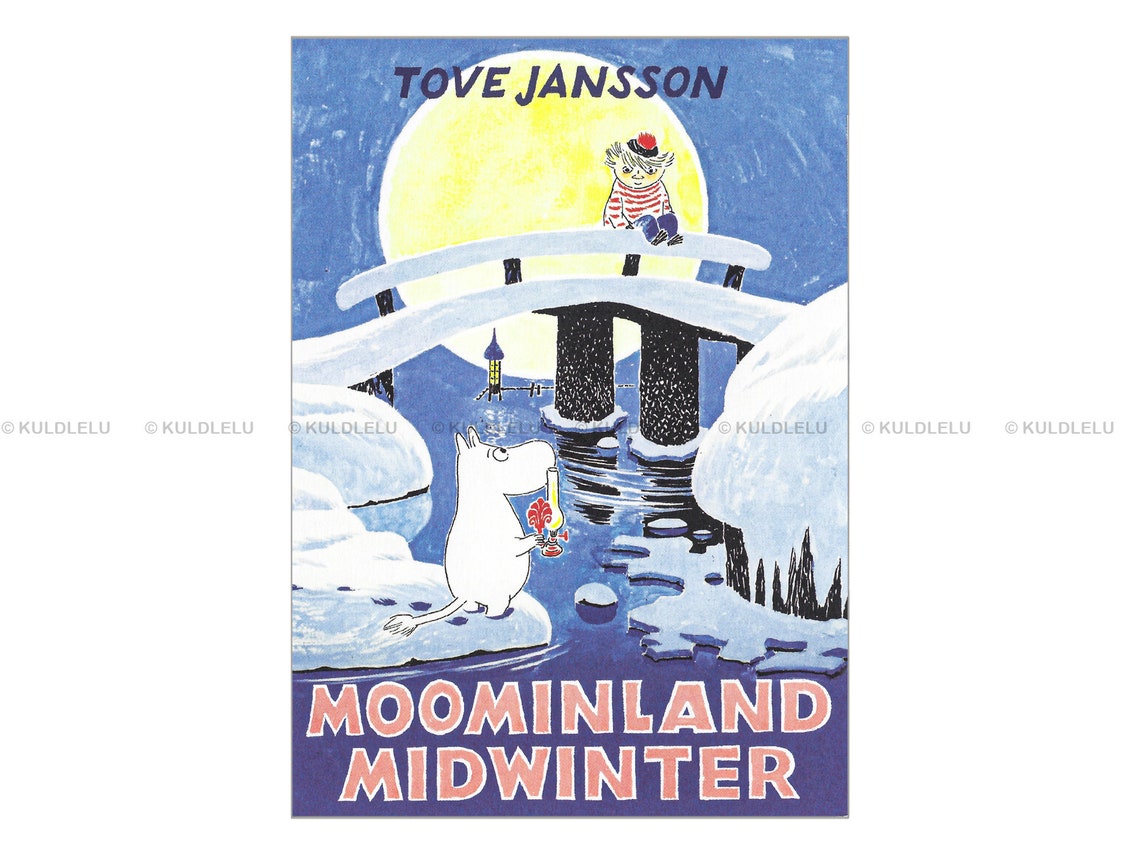 Moomin Postcard Bookcover Moominland Midwinter - Etsy