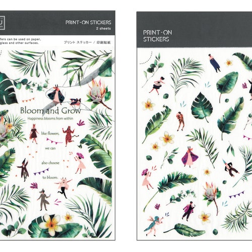 MU Print-on Stickers 189 Letters From Nature - Etsy