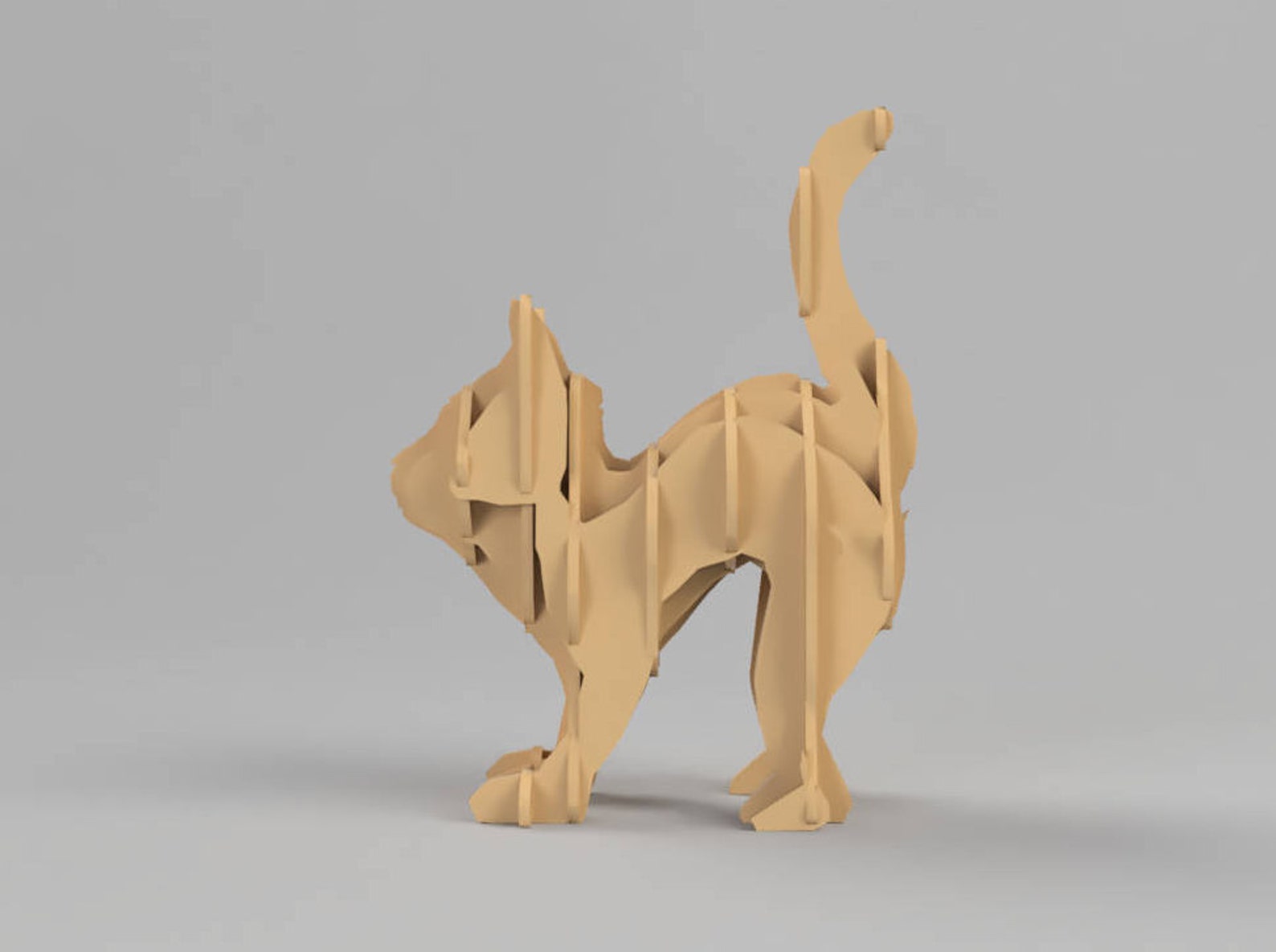 Cat Dxf Vector for Lasercut CNC, Instant Download DXF Slicer - Etsy Canada