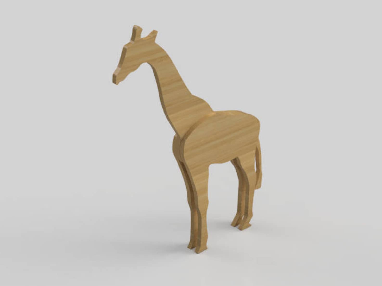 Giraffe Vector Model for Laser Cut CNC, Three Layers, Instant Download ...