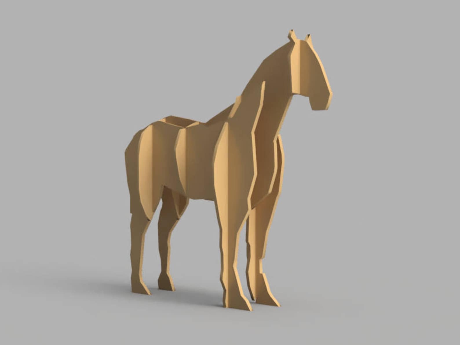 Horse Dxf Vector for Lasercut CNC, Instant Download - DXF Slicer - Etsy