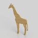 Giraffe Vector Model for Laser Cut CNC, Three Layers, Instant Download ...