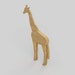 Giraffe Vector Model for Laser Cut CNC, Three Layers, Instant Download ...
