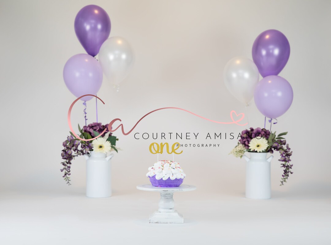 Cake Smash Digital Backdrop - Etsy