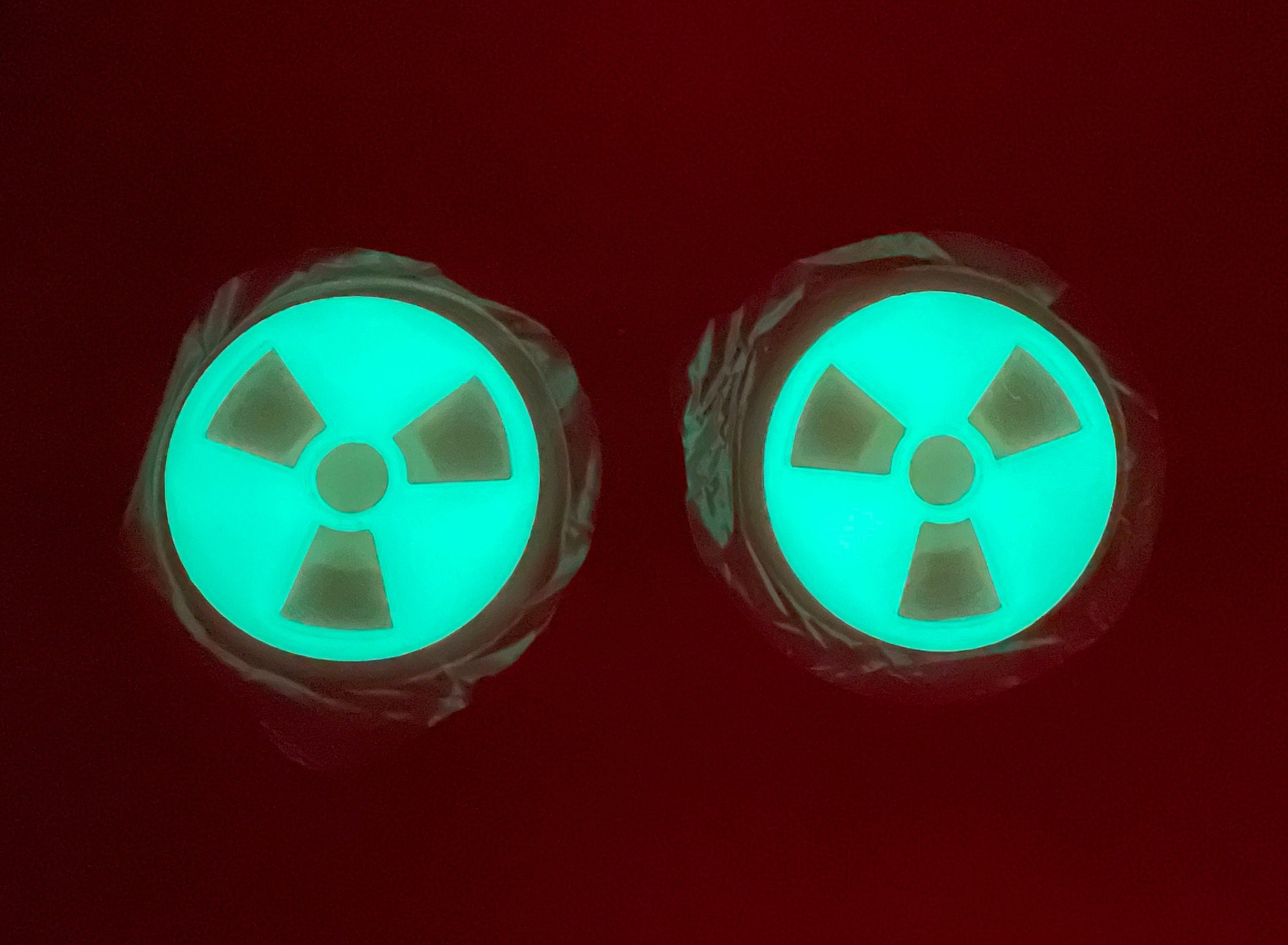Nipple Pads Glow in Dark in Radioactive Style - Etsy