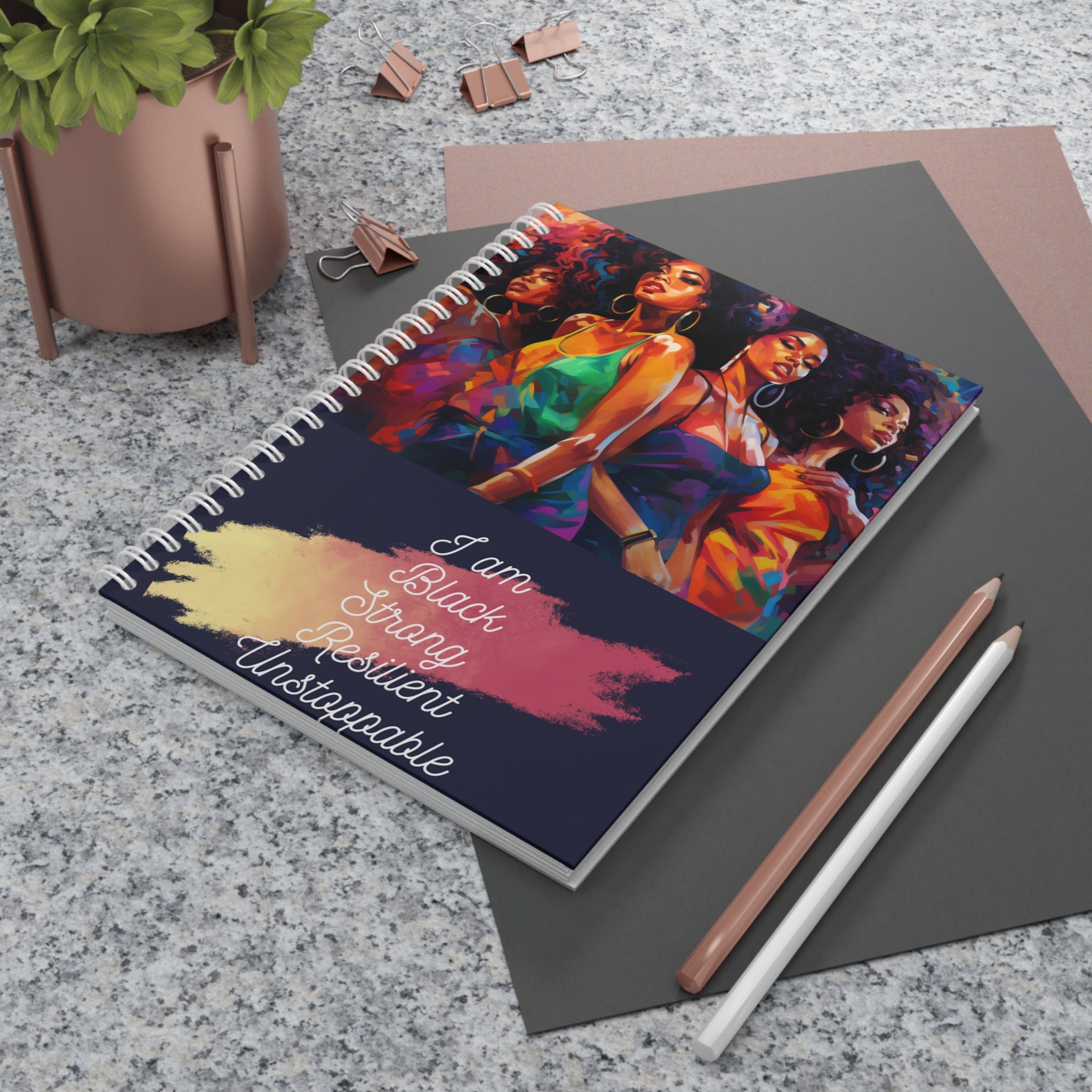 African American Inspired Journals Black Art Journal - Etsy