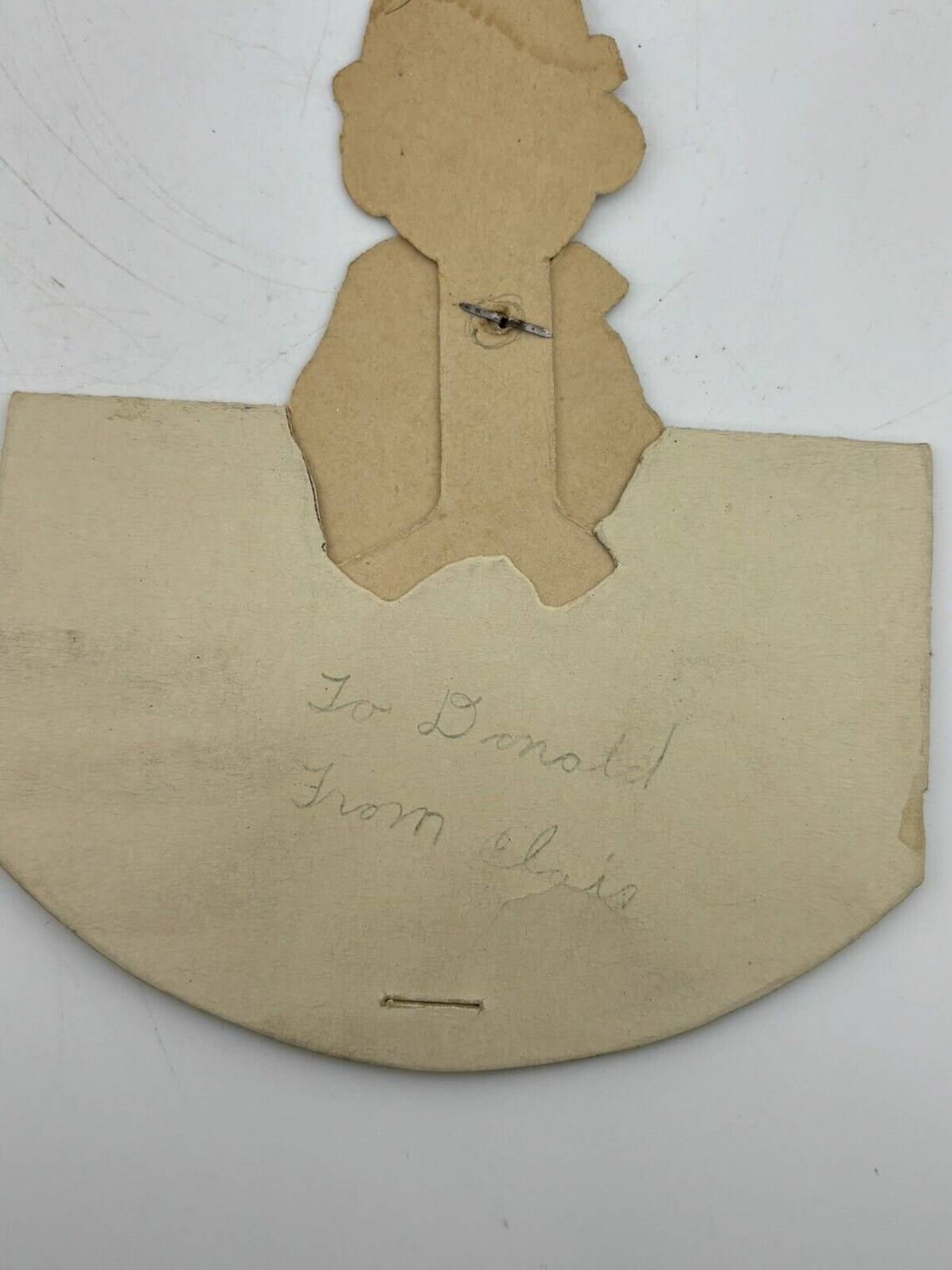 VINTAGE Large Folding Flower Dutch Boy Valentines Day Card Made in ...