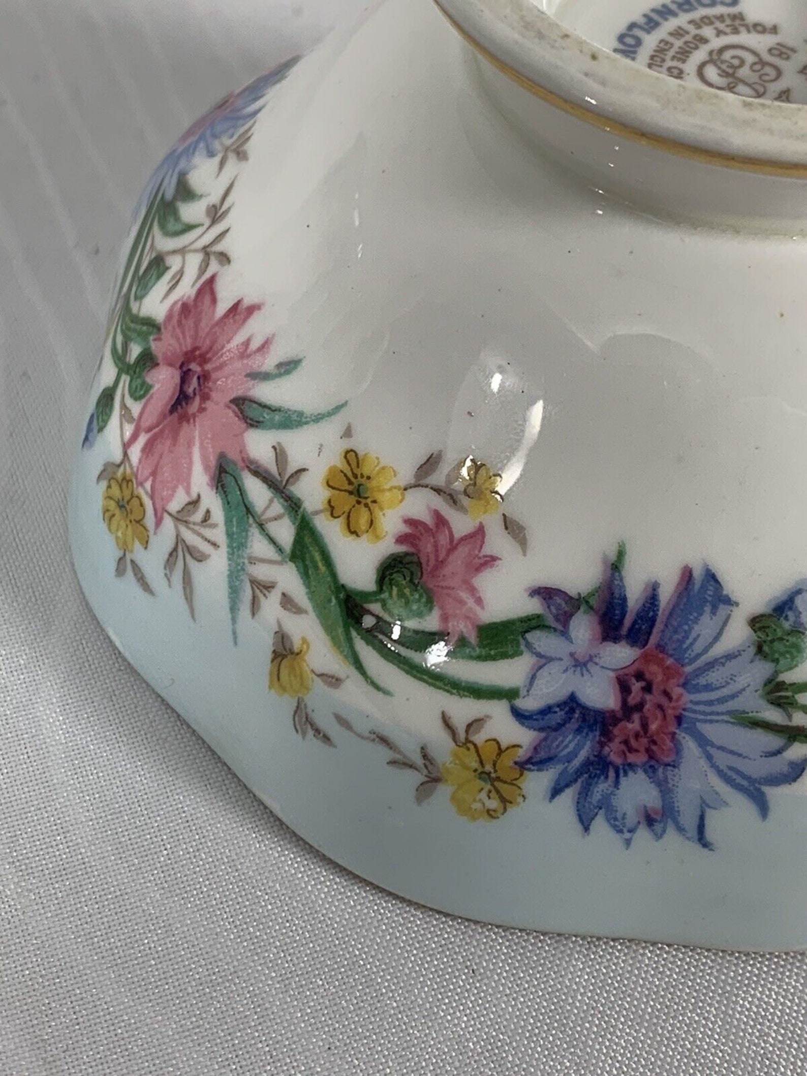 VINTAGE Foley China England Cornflower Cream & Sugar Set - Etsy