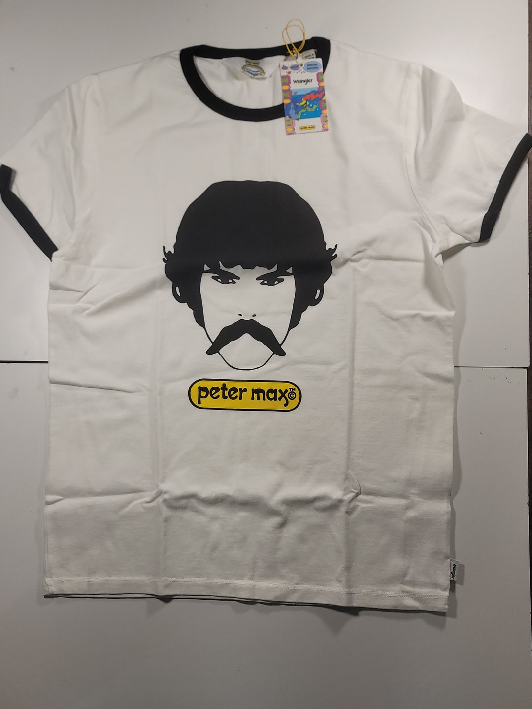 Vintage Style Wrangler Peter Max Special Edition T-shirt Woodstock ...