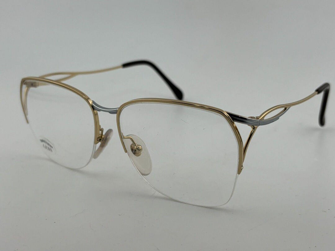 VINTAGE - LIBERTY KATE #1 Gold Colored 55-15-135 Glasses Frames - Etsy