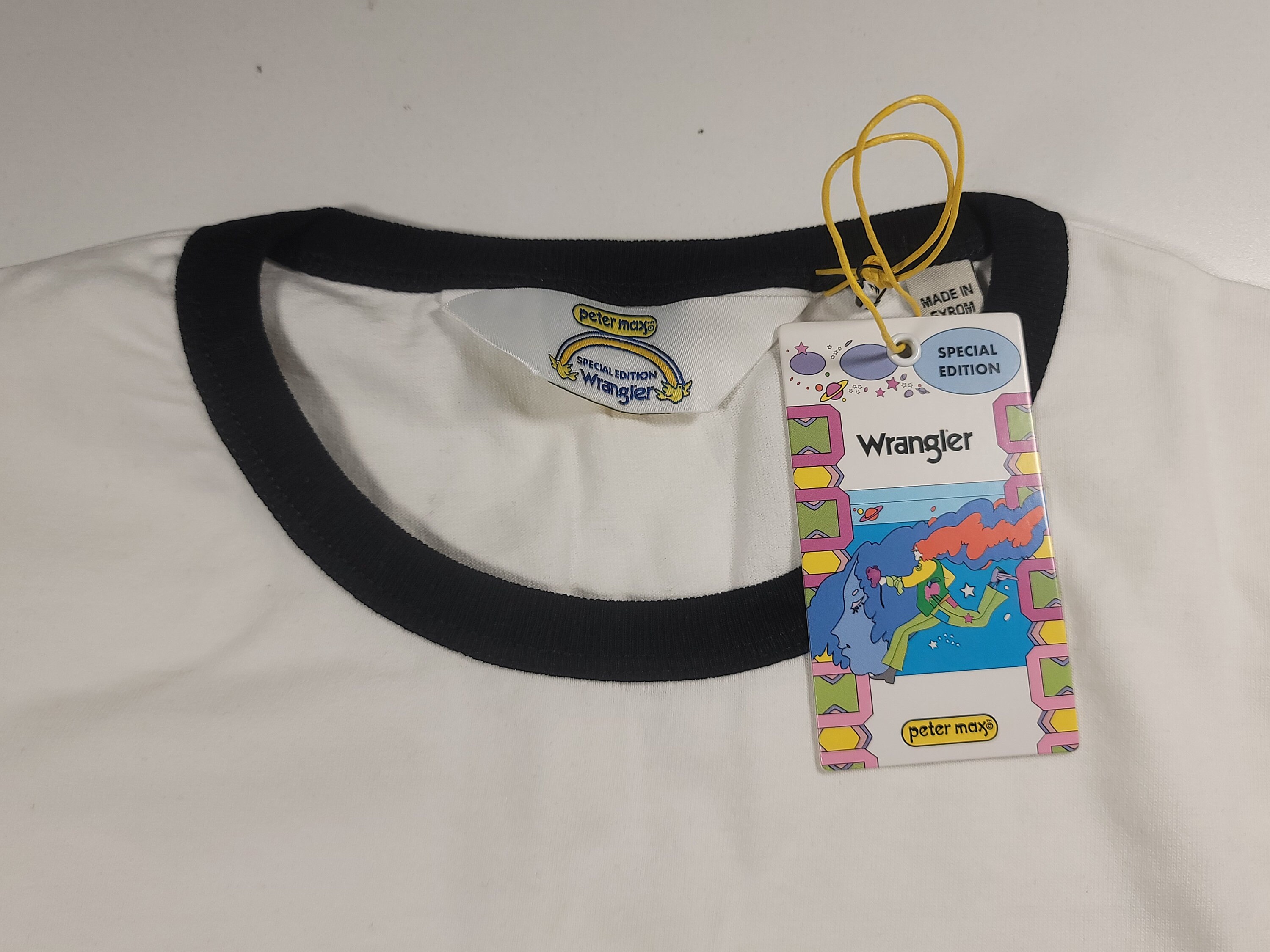 Vintage Style Wrangler Peter Max Special Edition T-shirt Woodstock ...