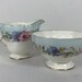 VINTAGE Foley China England Cornflower Cream & Sugar Set - Etsy