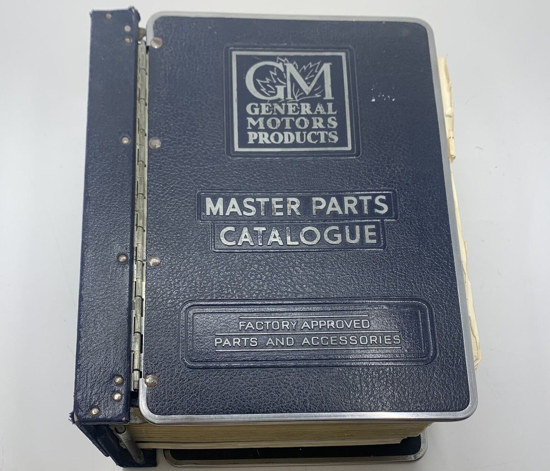 VINTAGE GM General Motors Products Cadillac Master Parts Catalogue - Etsy