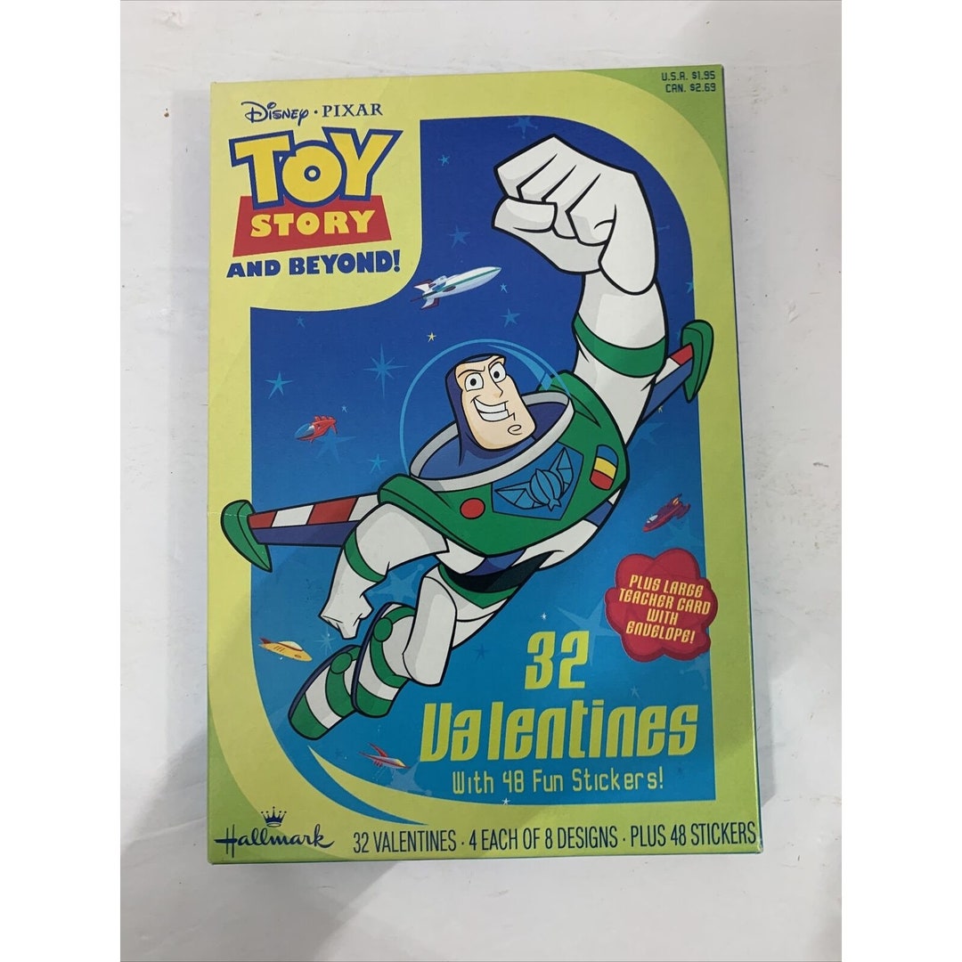 VINTAGE 2000s Disney Pixar Hallmark Toy Story Valentine Cards - Etsy