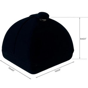 Luxurious Velvet Ring Box for Engagement Diamond Wedding Birthday ...